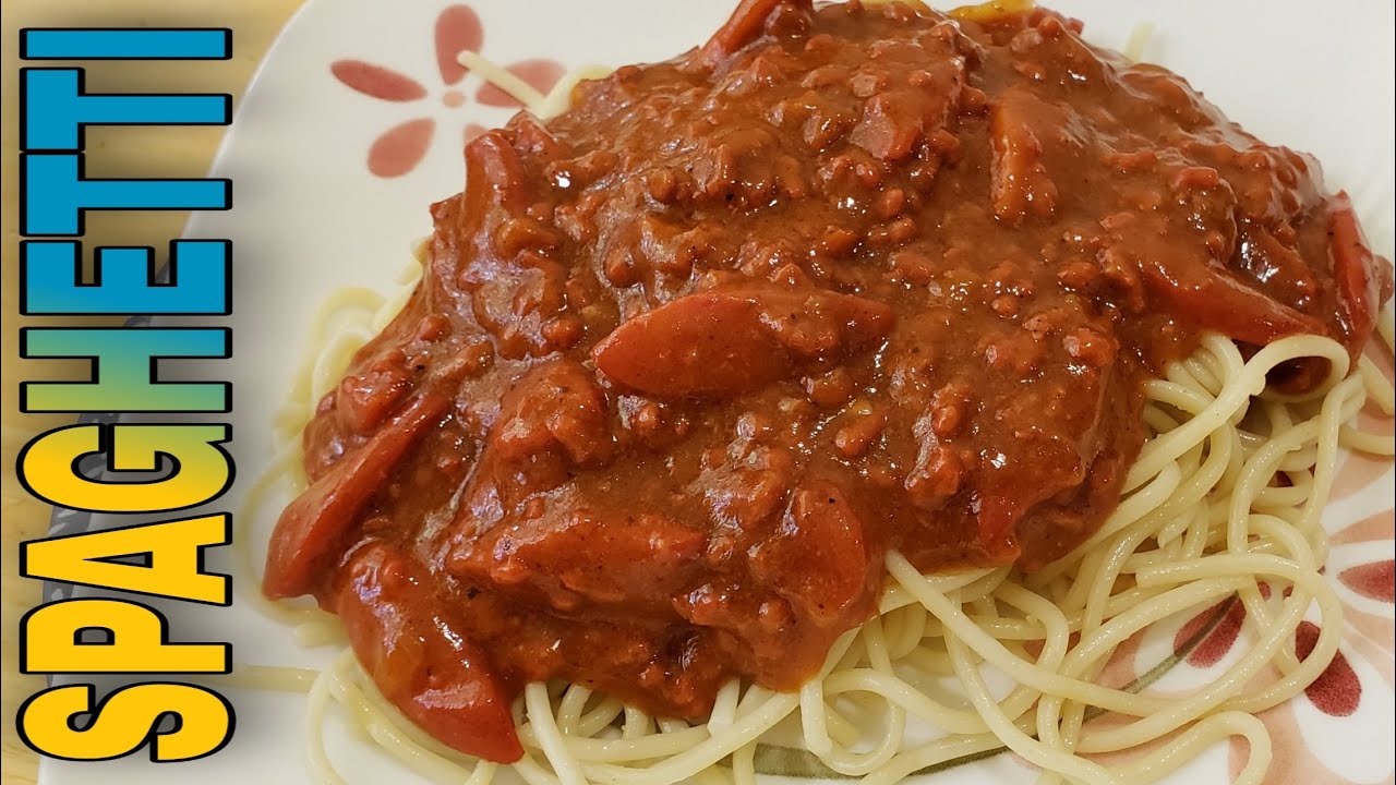 SPAGHETTI [Pinoy sweet style Spaghetti ll pinoy foods] ll Filcan Recipe ...
