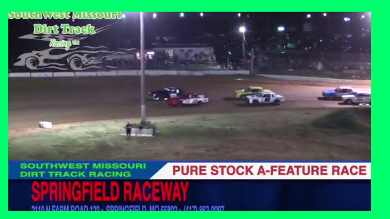 Pure Stock A Main Race Springfield Raceway September 16 2017 - YouTube