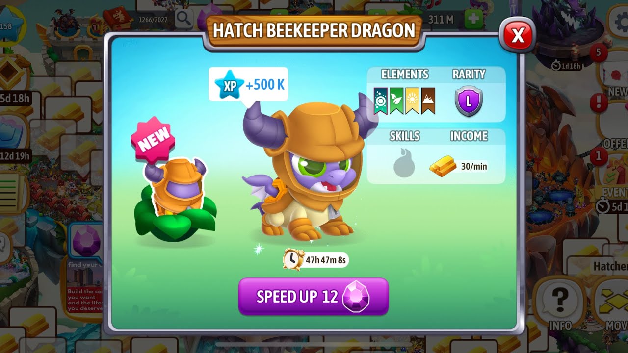 Beekeeper Dragon in Dragon City - YouTube