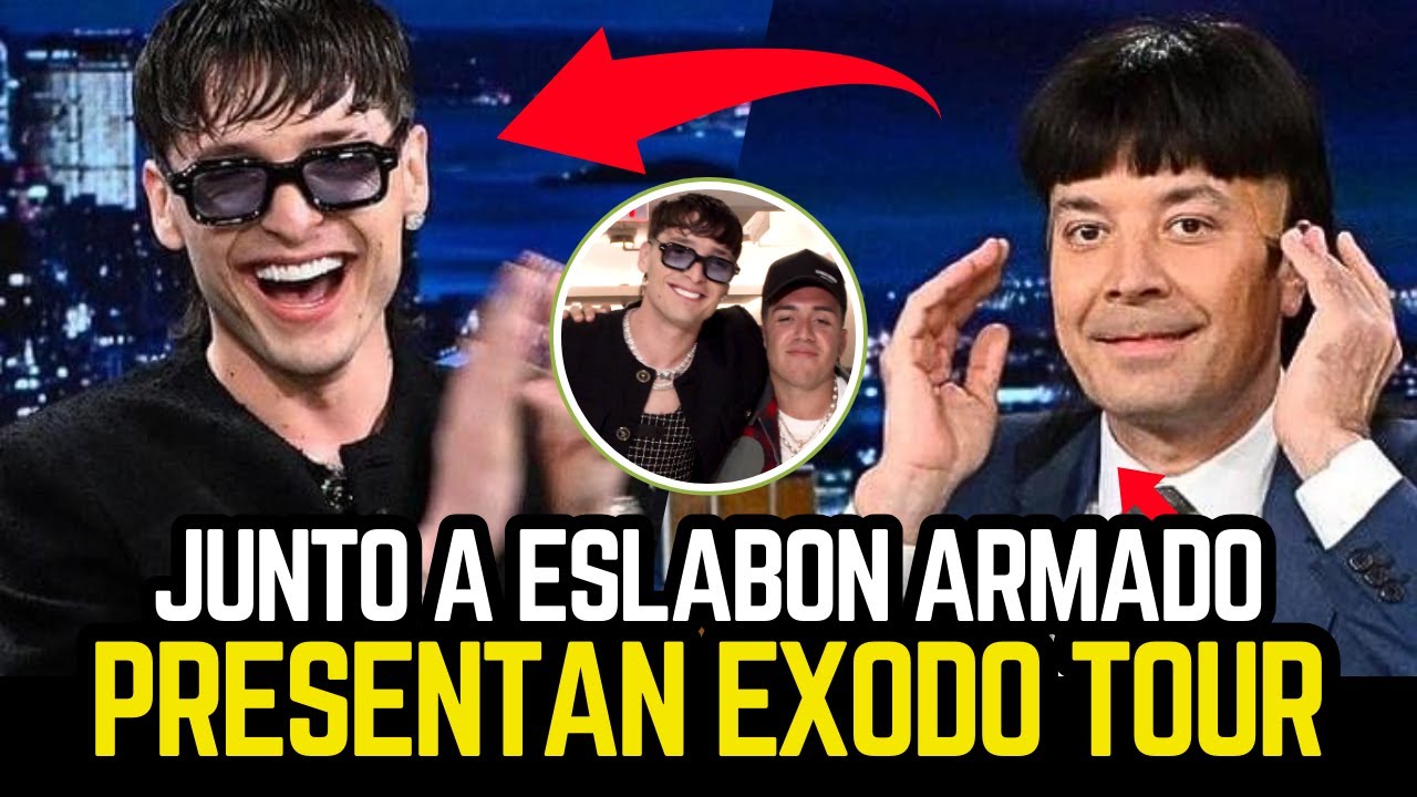 Jimmy Fallon COPIA el estilo de Peso Pluma en THE TONIGHT SHOW - YouTube