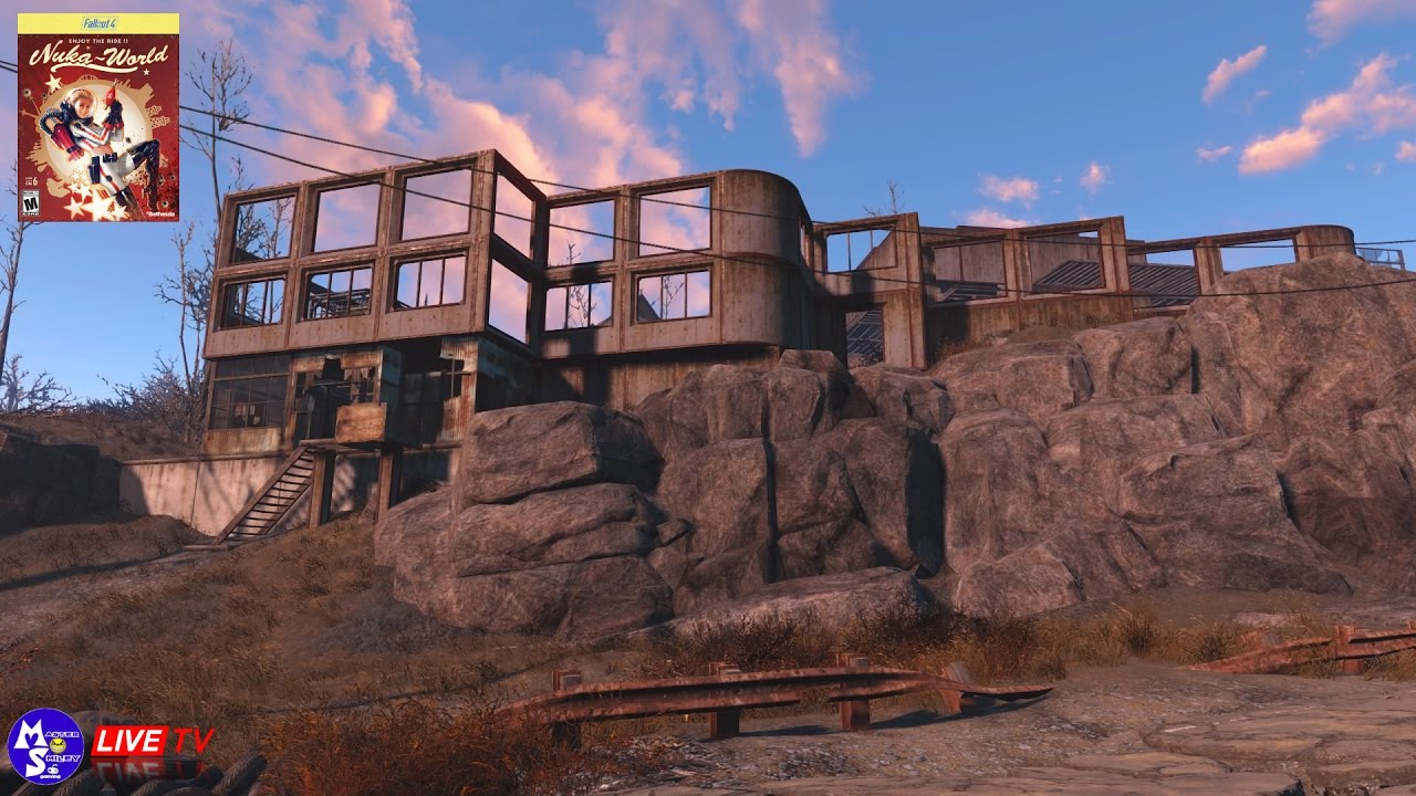 Disciples Gang Outpost Base Build|Fallout 4 Nuka-World DlC|LIVE Stream ...