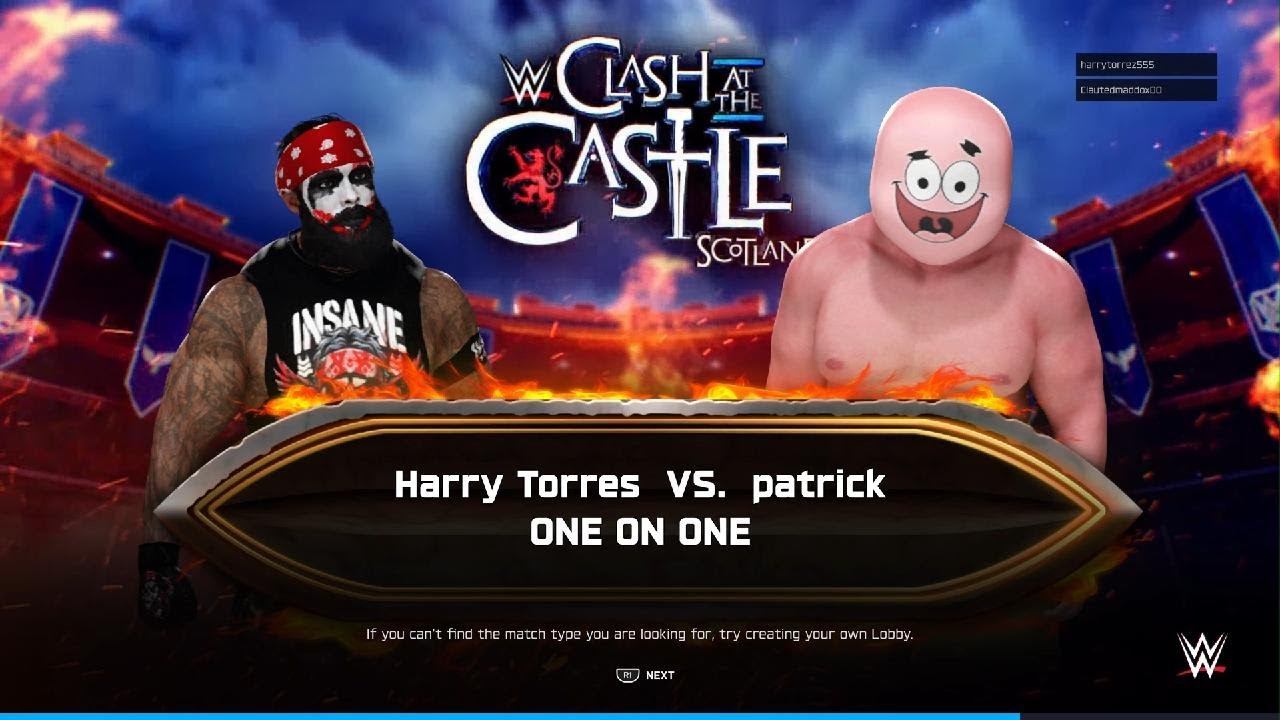 WWE 2K25 The Bigman Harry Torres vs Patrick - YouTube
