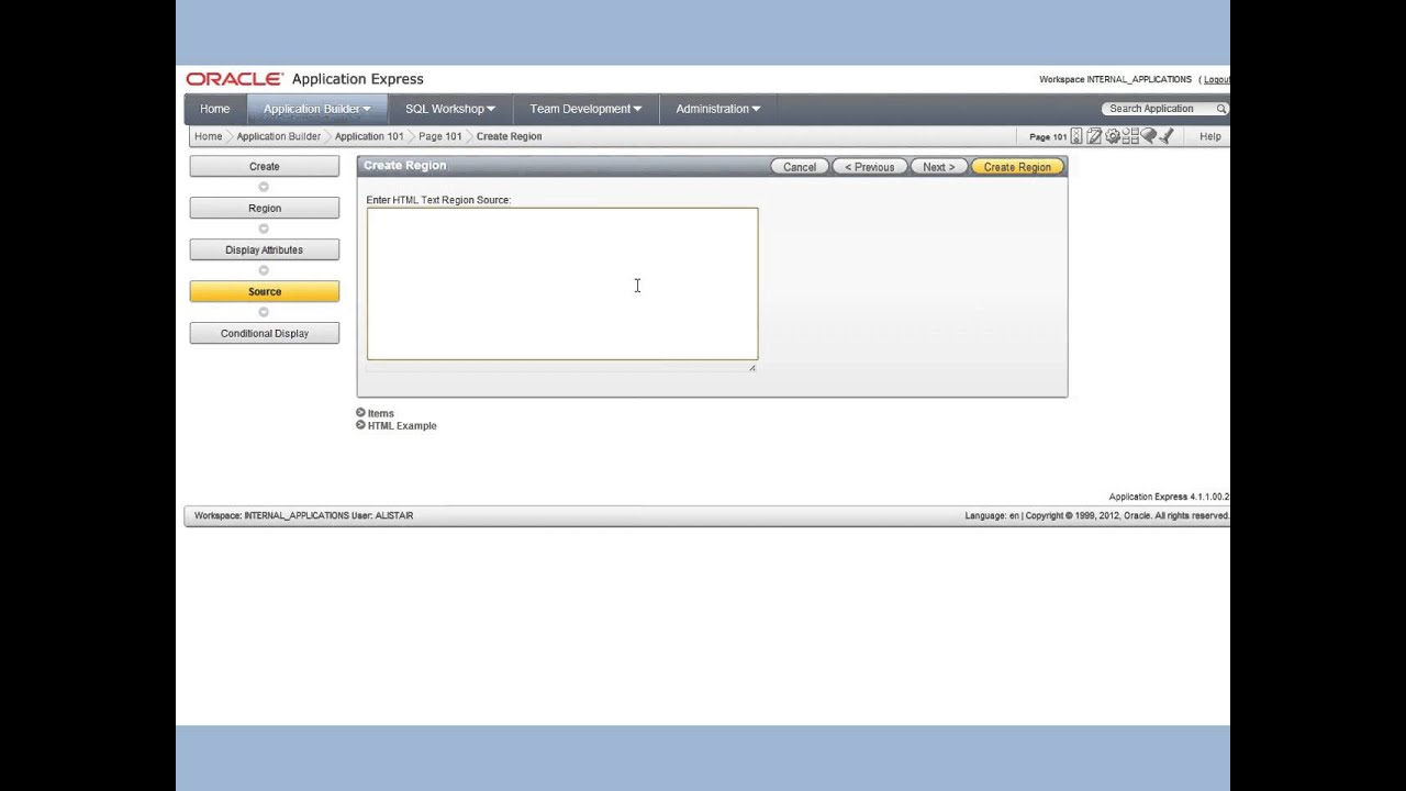 Oracle APEX Message Display - YouTube