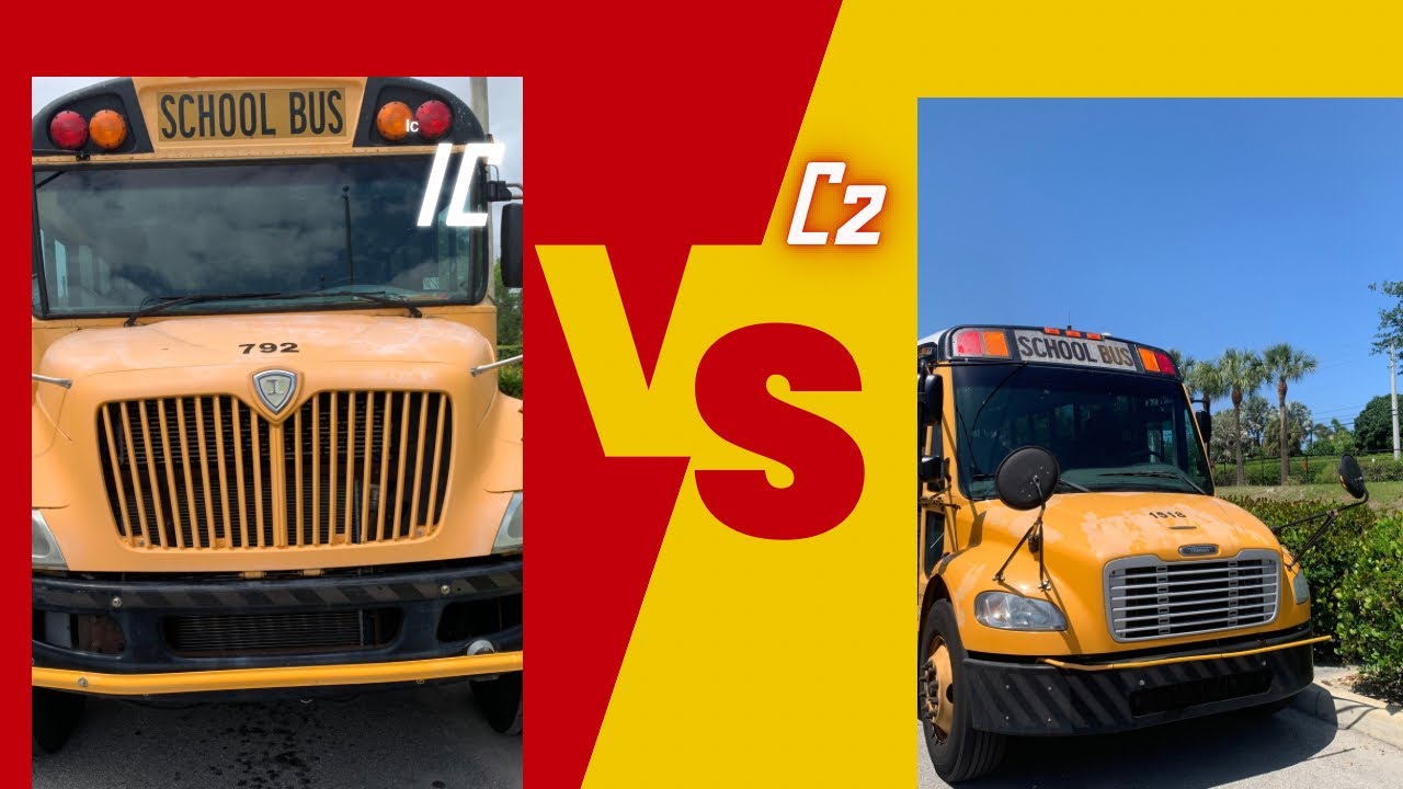 SCHOOL BUS. IC VS C2 - YouTube