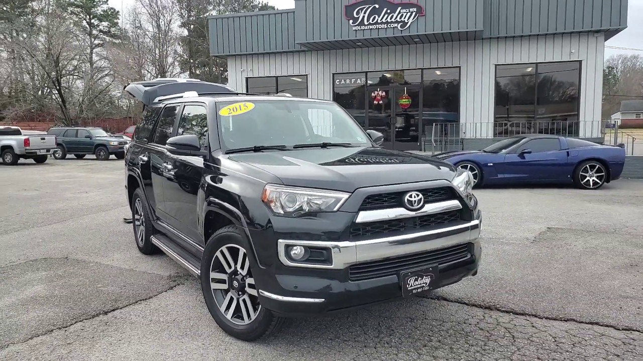 2015 Toyota 4Runner Limited 4x4 CARFAX 1-OWNER For Sale At Holiday ...