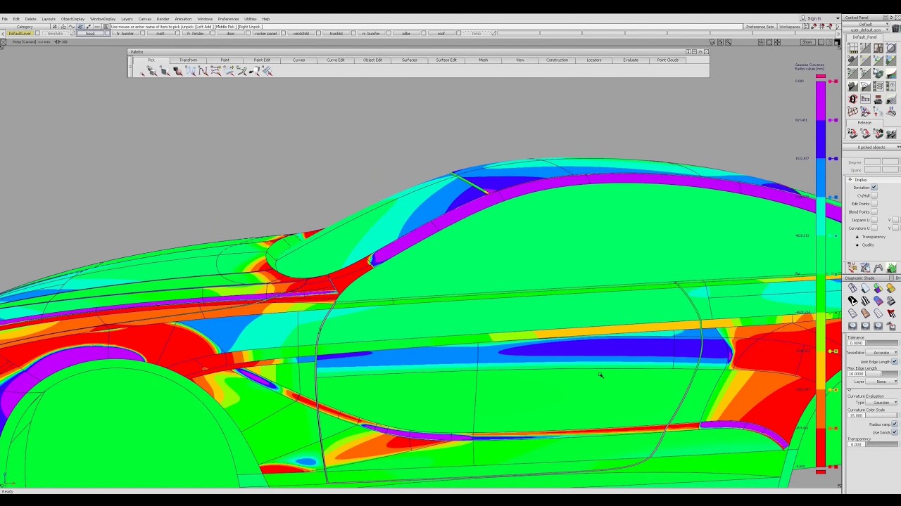 Alias Car Modeling BMW 6S 35 DETAIL N FINISH - YouTube
