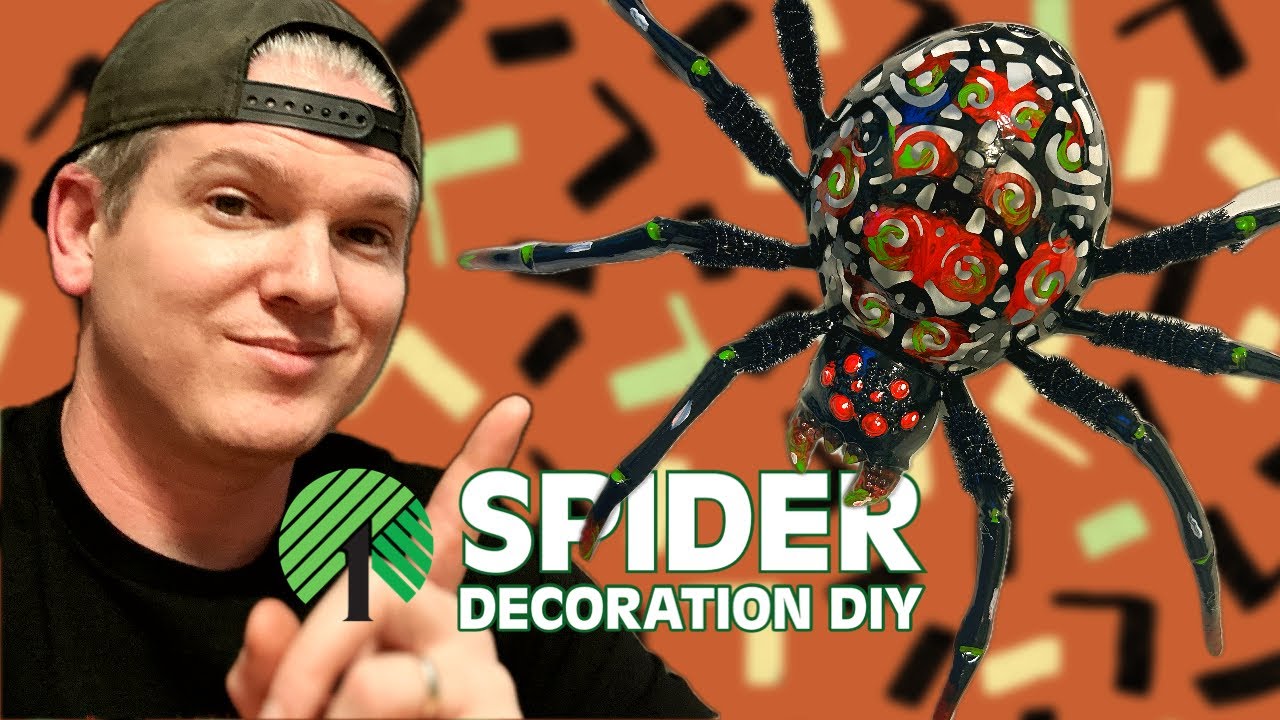 DIY Dollar Store Spider Halloween Light – Easy, Spooky Outdoor Decor ...