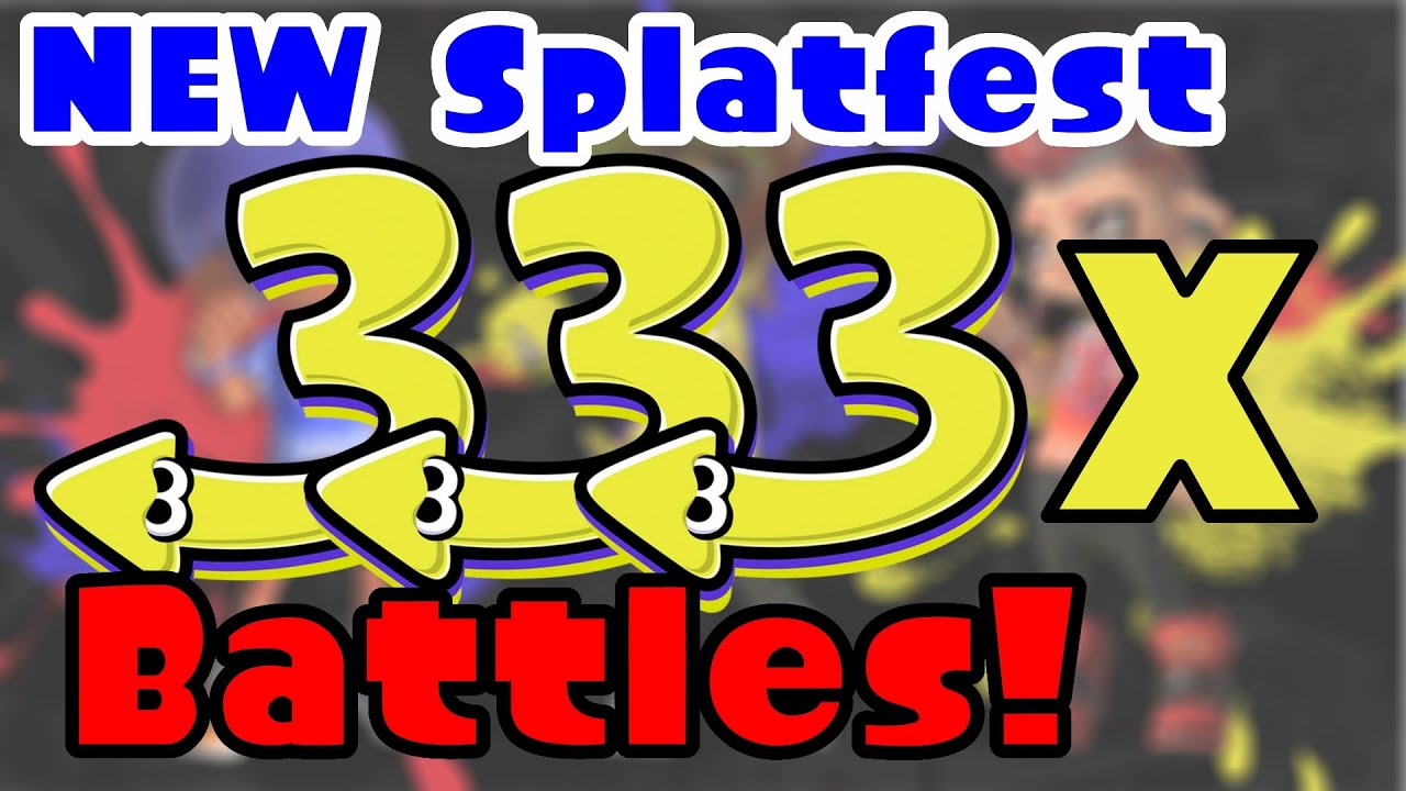 NEW 333x Splatfest Battles! || Splatoon 3 - YouTube