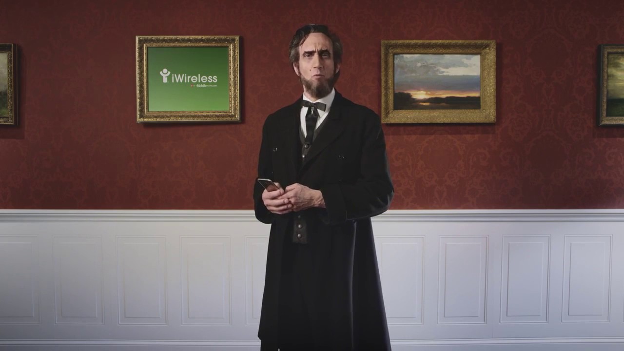 iWireless "Angry Abe" TV - YouTube