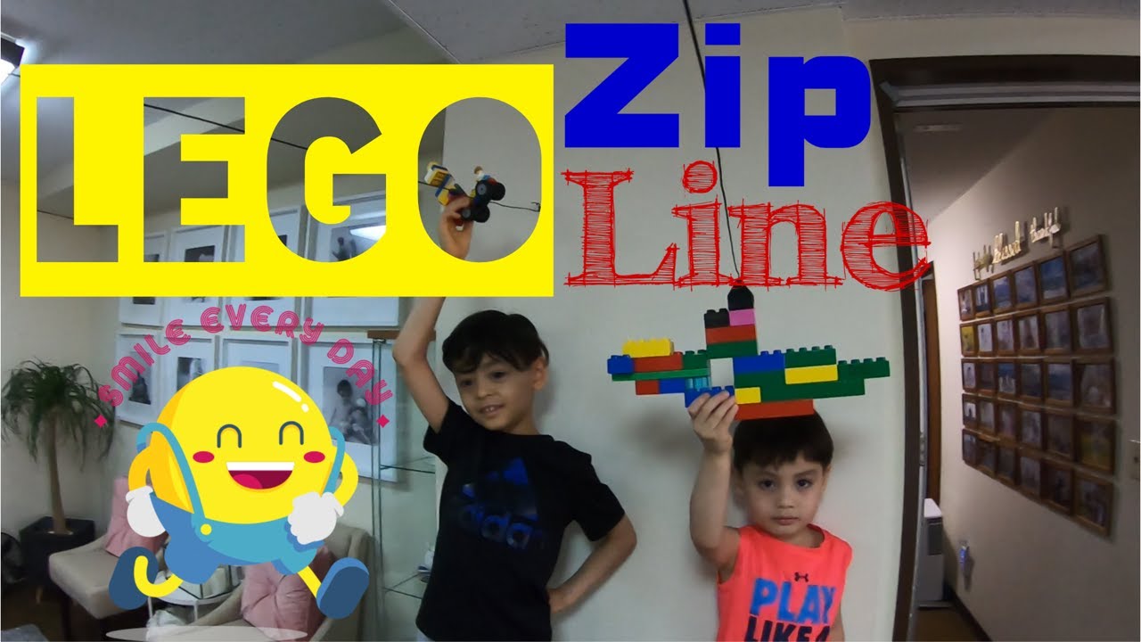 Lego Zip line | COME PLAY WITH US! - YouTube