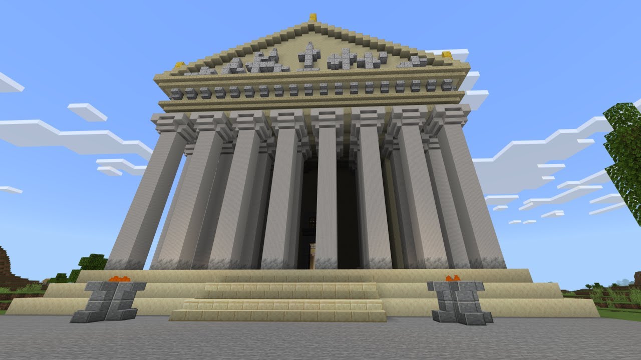 Minecraft: Temple of Zeus - YouTube