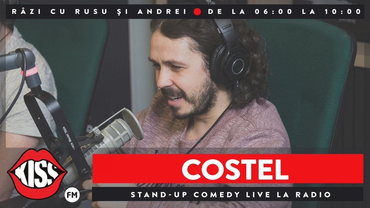 Stand-up comedy live la radio | Costel - YouTube