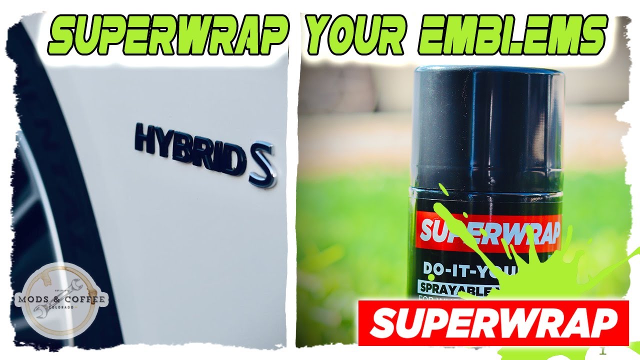 How to SuperWrap Your Emblems - YouTube
