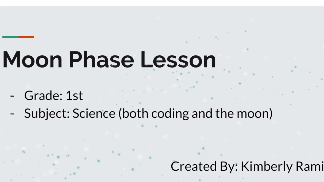 Moon Phases Scratch Project Instructions - YouTube