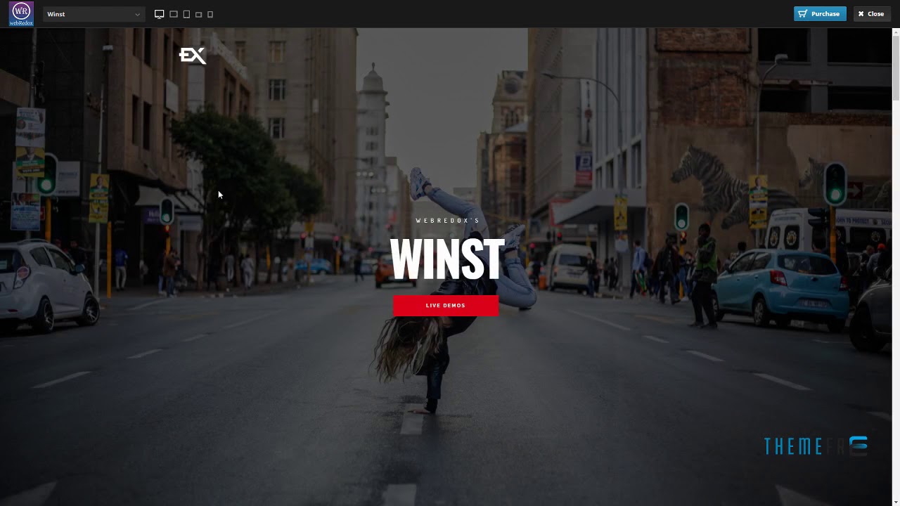 Winst - One Page Portfolio WordPress Theme Kenneth Timur - YouTube