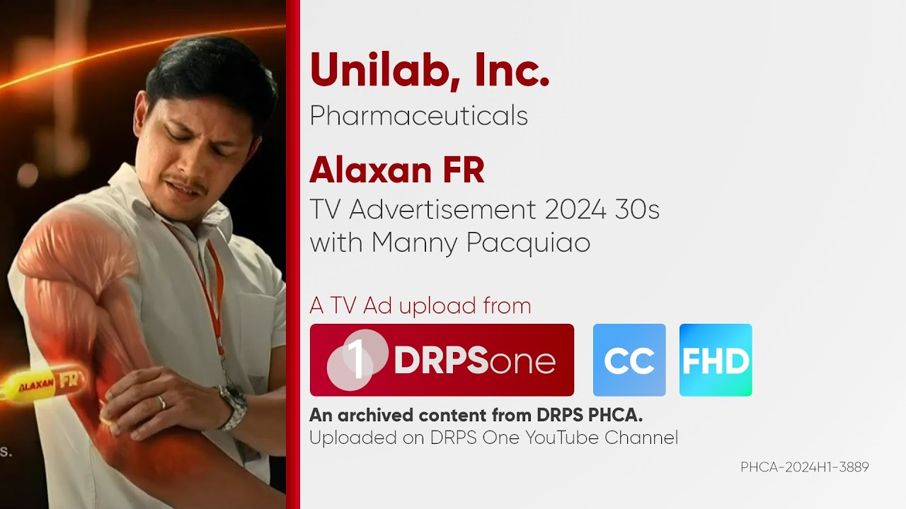 Alaxan FR TV Ad 2024 30s with Manny Pacquiao (Philippines) [CC/HD ...