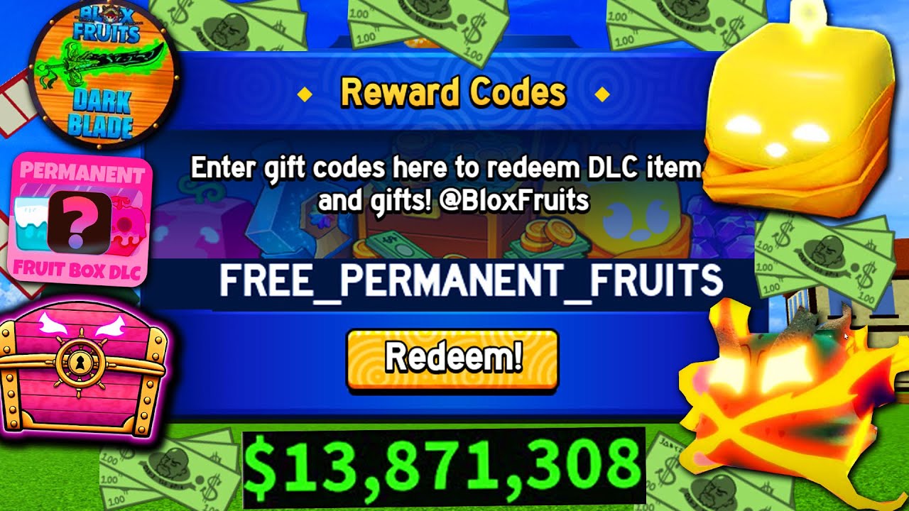 ALL FREE PERMANENT FRUIT CODES for ROBLOX BLOX FRUITS! - YouTube