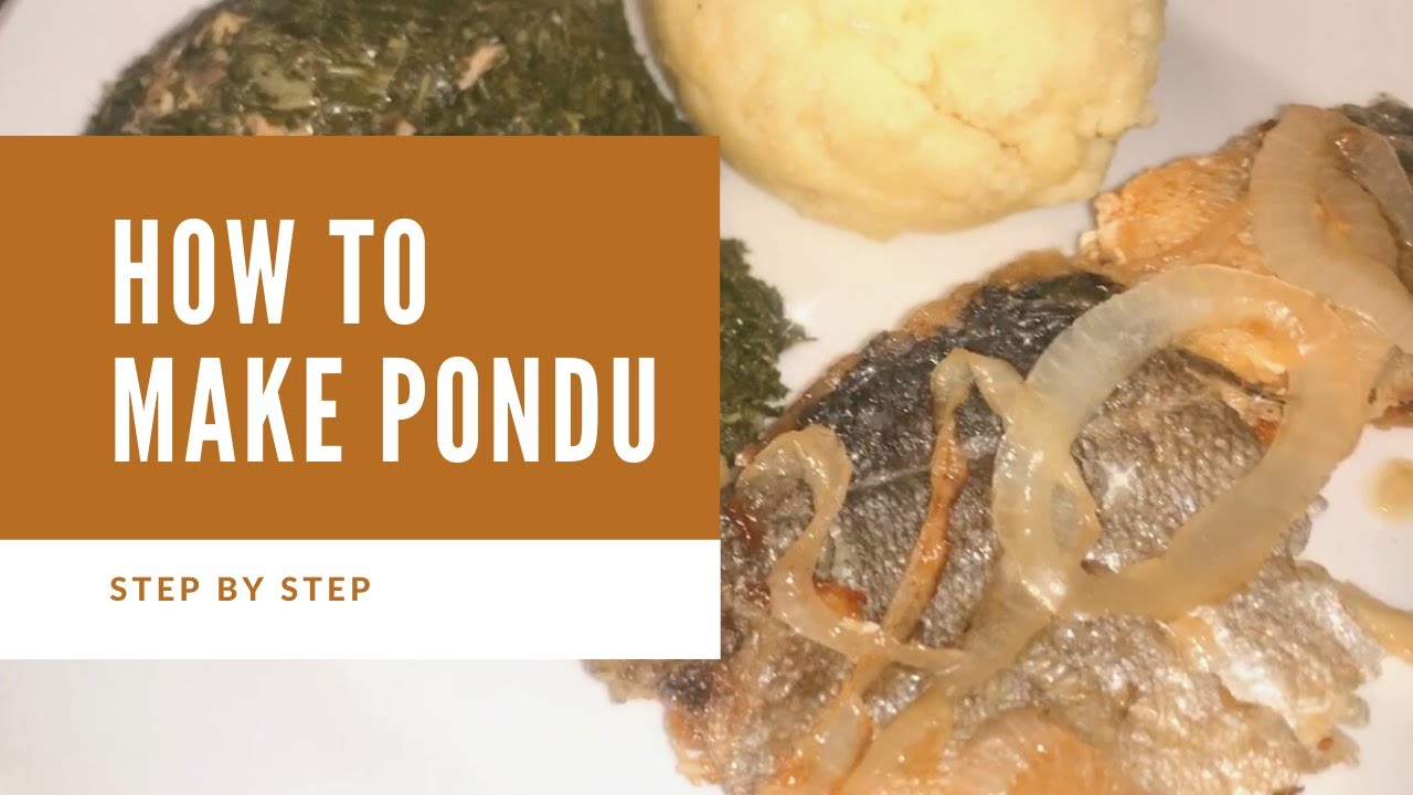 How To Make Pondu/ Cassava Leaves| Step By Step Instructions - YouTube