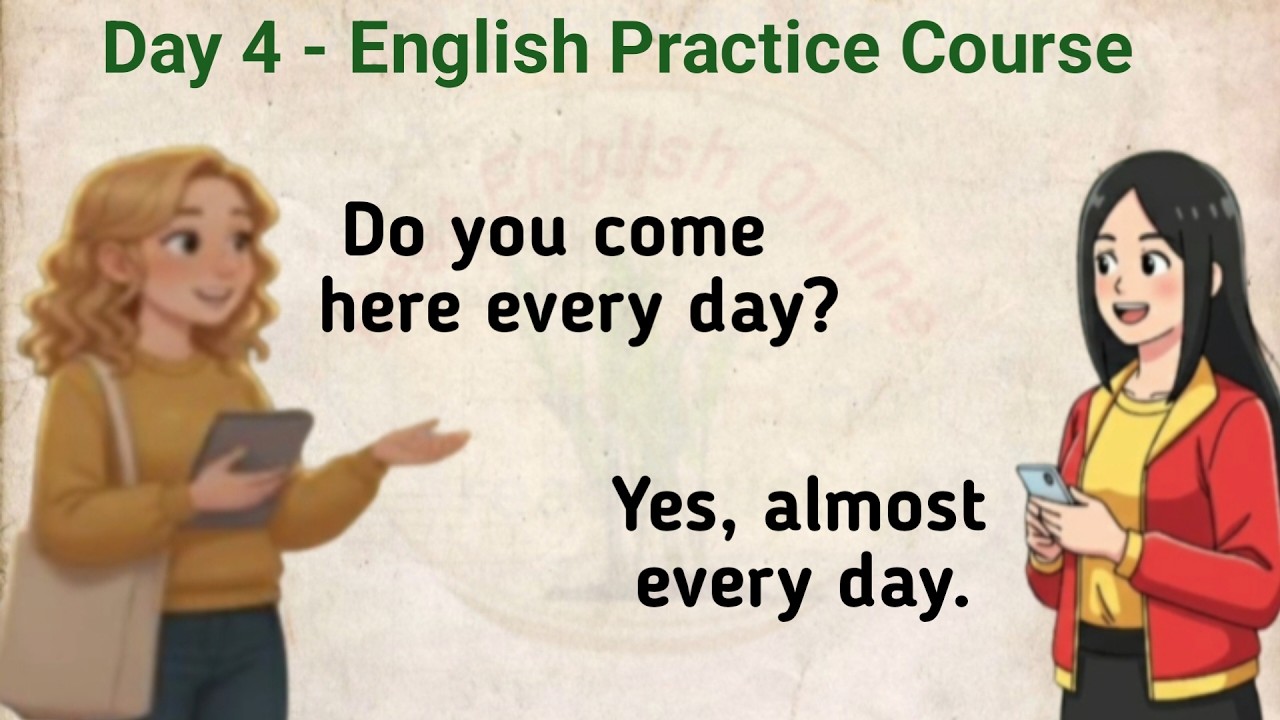 30 Days English Speaking Practice Course | Day 4 - YouTube