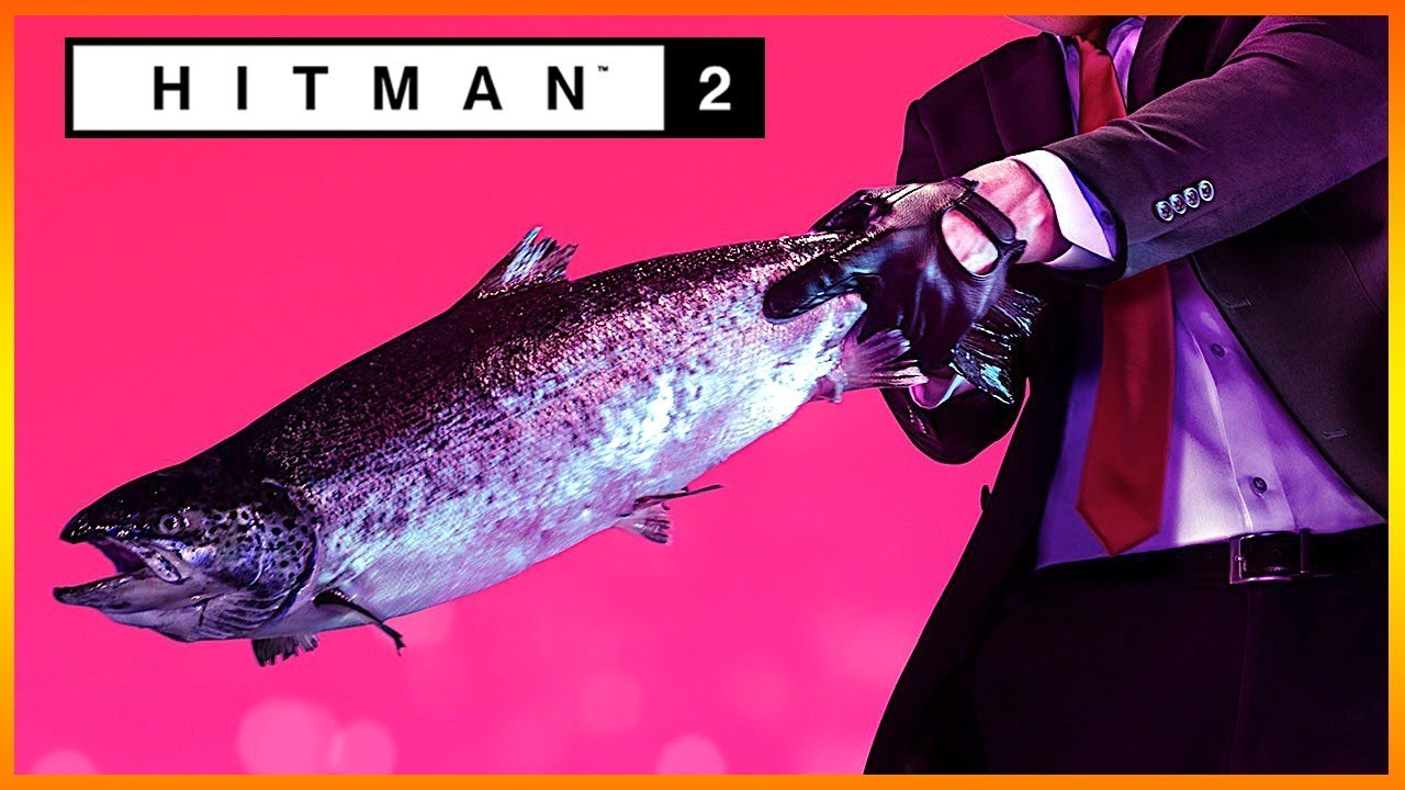 The Fish Slap Assassin & The Deadly Muffins - Hitman 2 PC Gameplay E3 ...