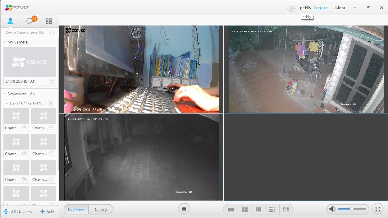 Hướng dẫn xem camera ezvid trên PC, Laptop - YouTube