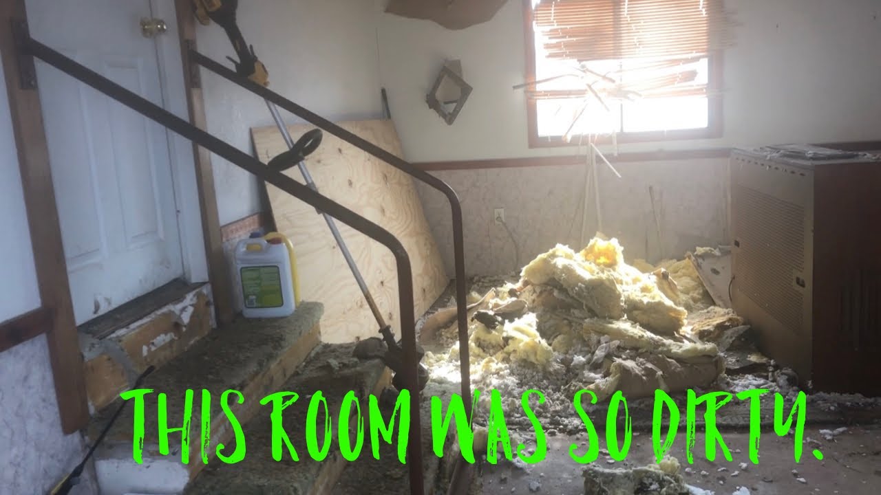 Final room finally cleaned! - YouTube