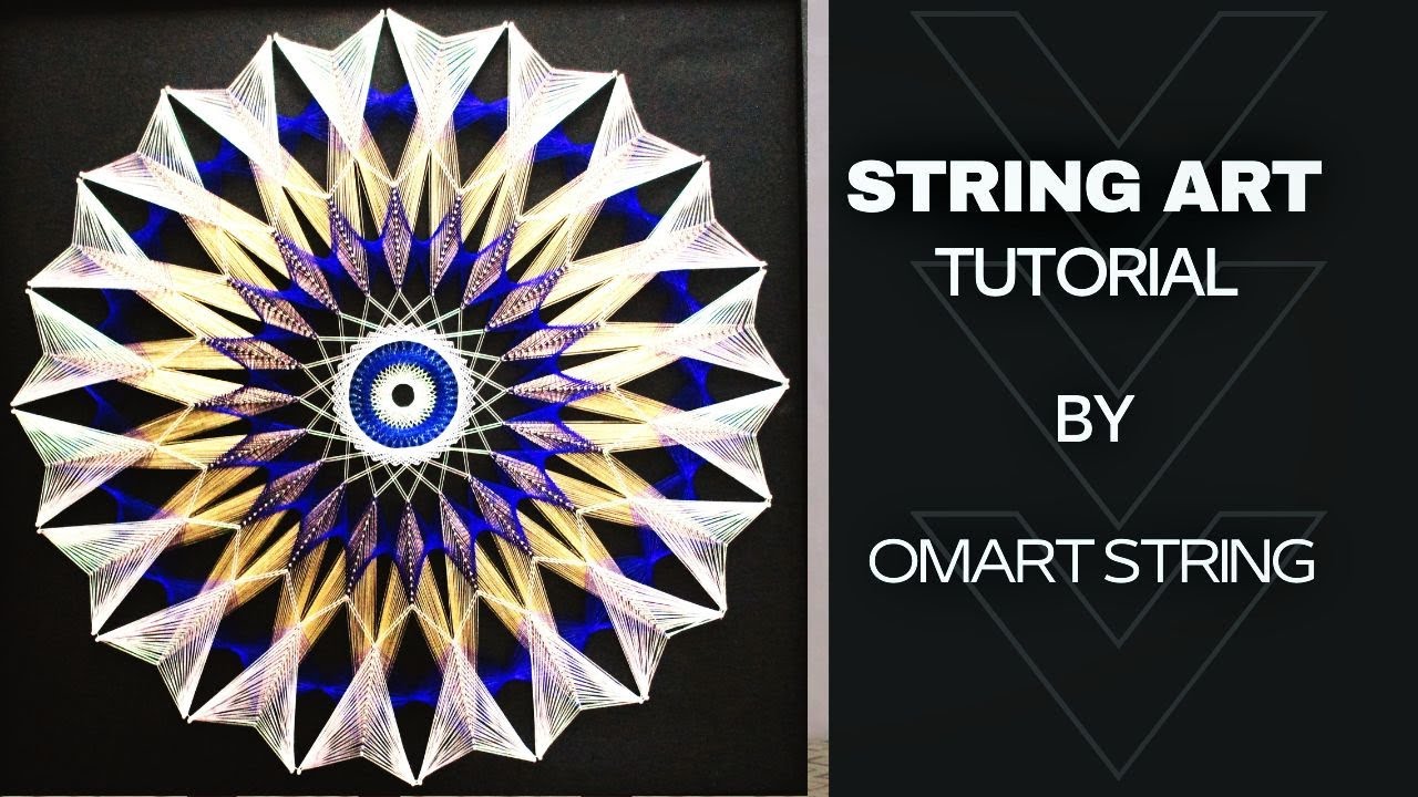 String Art,How to make amazing String Art/Mandala Wall Art - YouTube