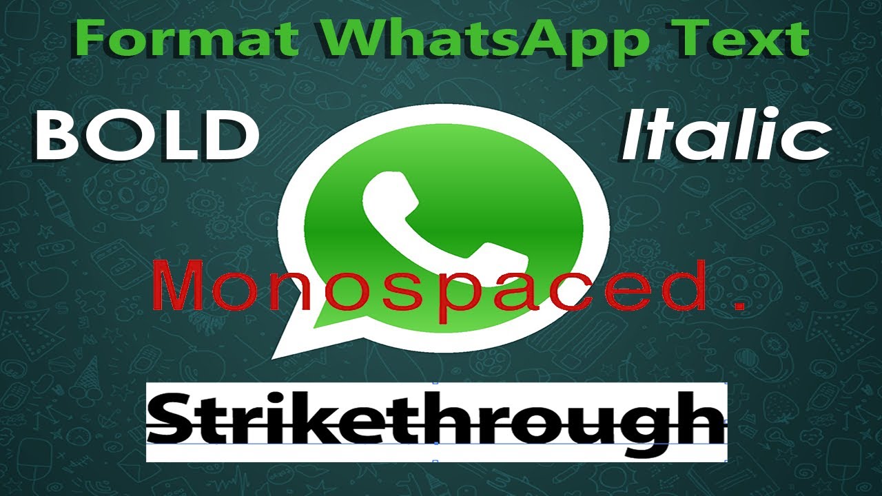 How To Format WhatsApp Text YouTube how-to-format-whatsapp-text-youtube