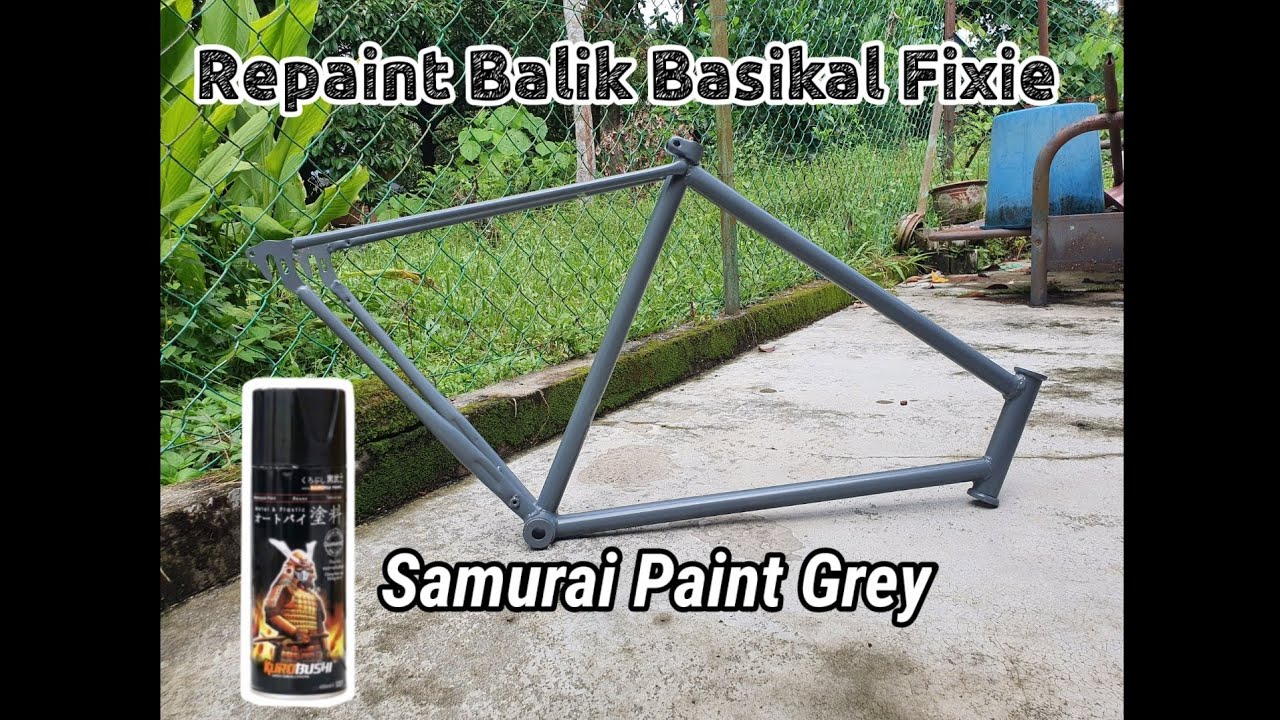 REPAINT FIXIE | RESTOLRATION FIXIE | PROJECT AIMAN - YouTube