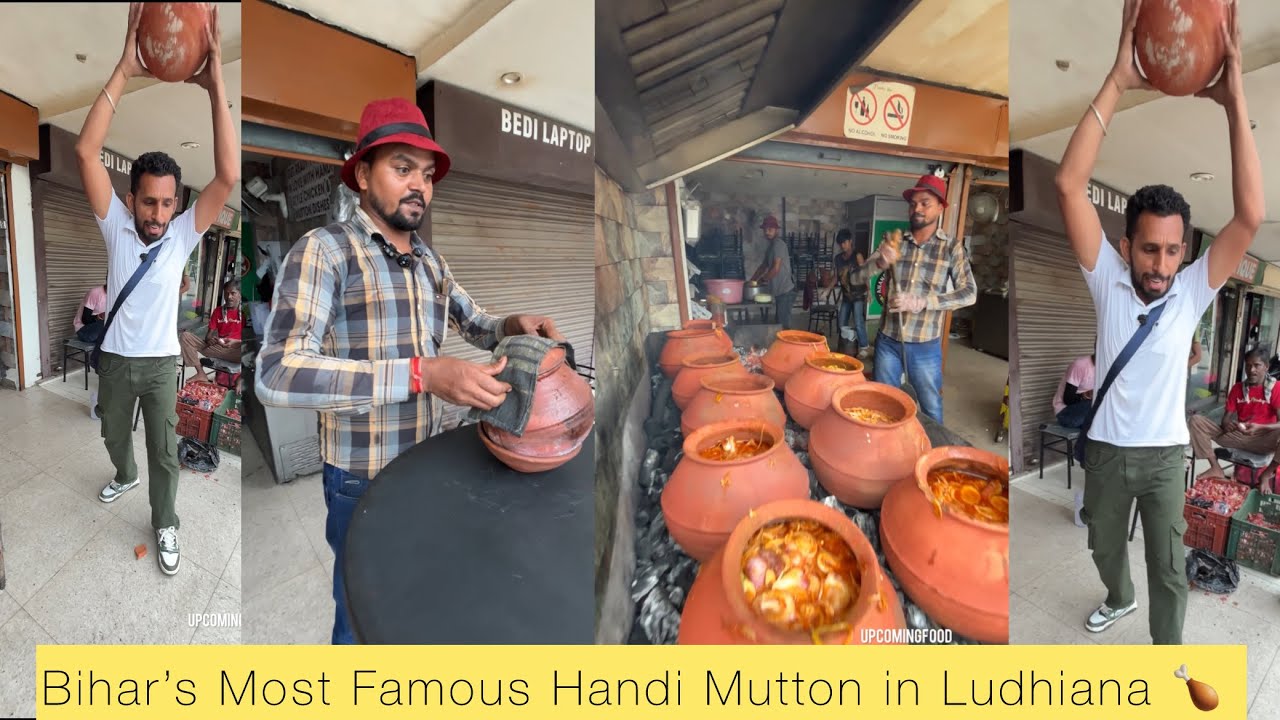 Bihar’s Most Famous Handi Mutton in Ludhiana 🍗 - YouTube