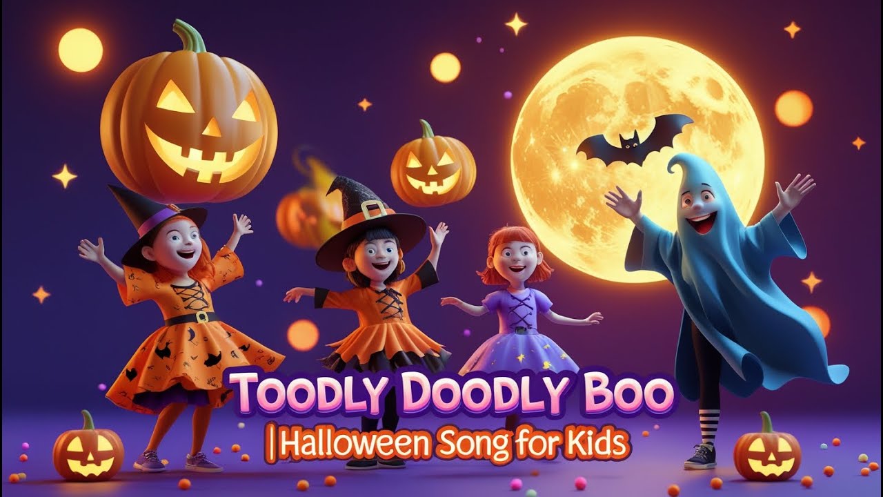 Toodly Doodly Boo | Halloween Song for Kids | Super Simple Songs - YouTube