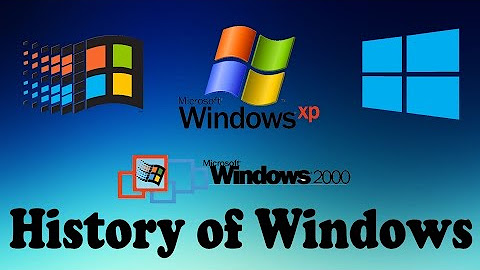 Windows History - YouTube