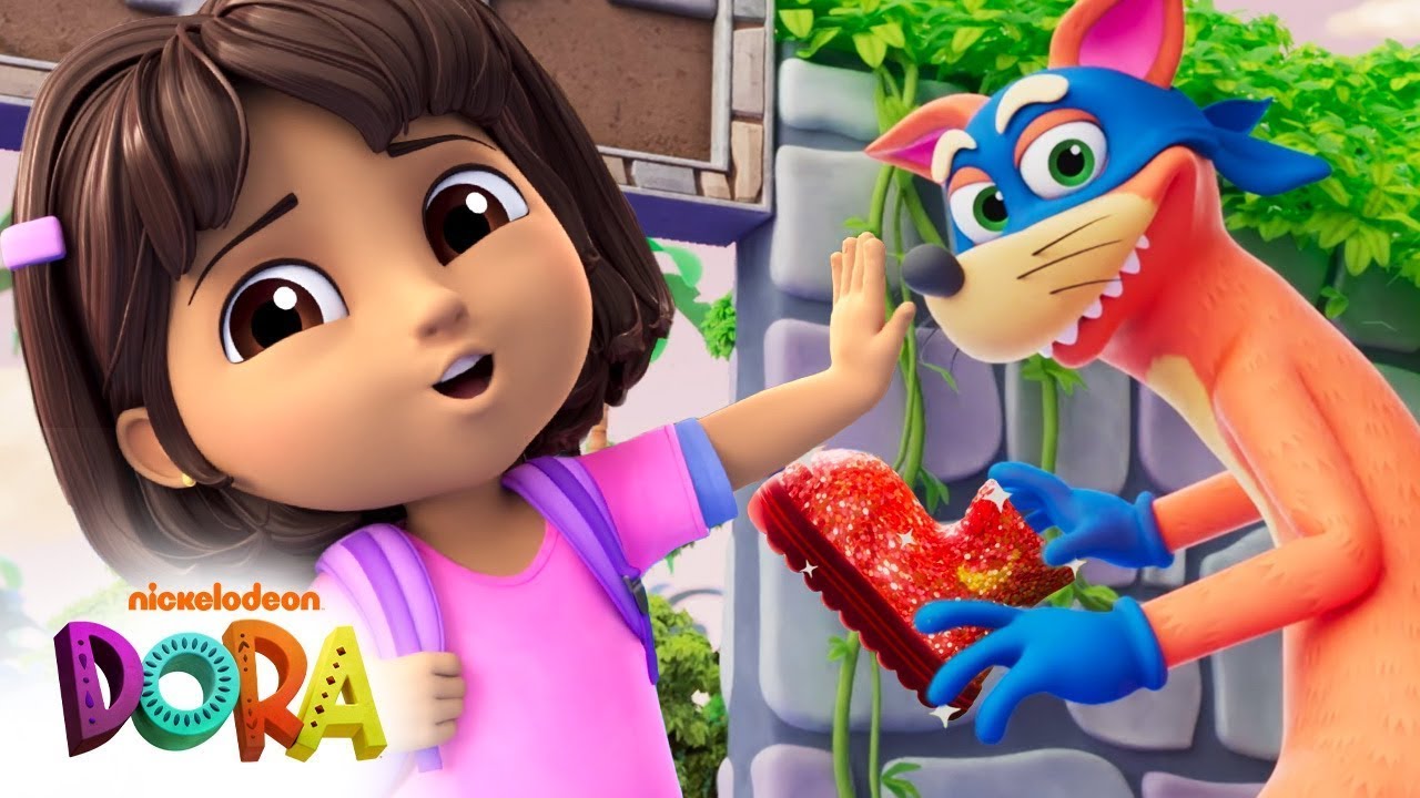 Dora’s Aventuras Podcast! #1 w/ Boots & Swiper 🎨 Learn Colors in ...