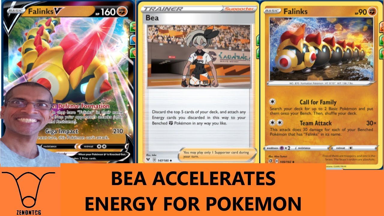 Falinks V energy accelerated by Bea to attach upto 5 + 1 energy in one ...
