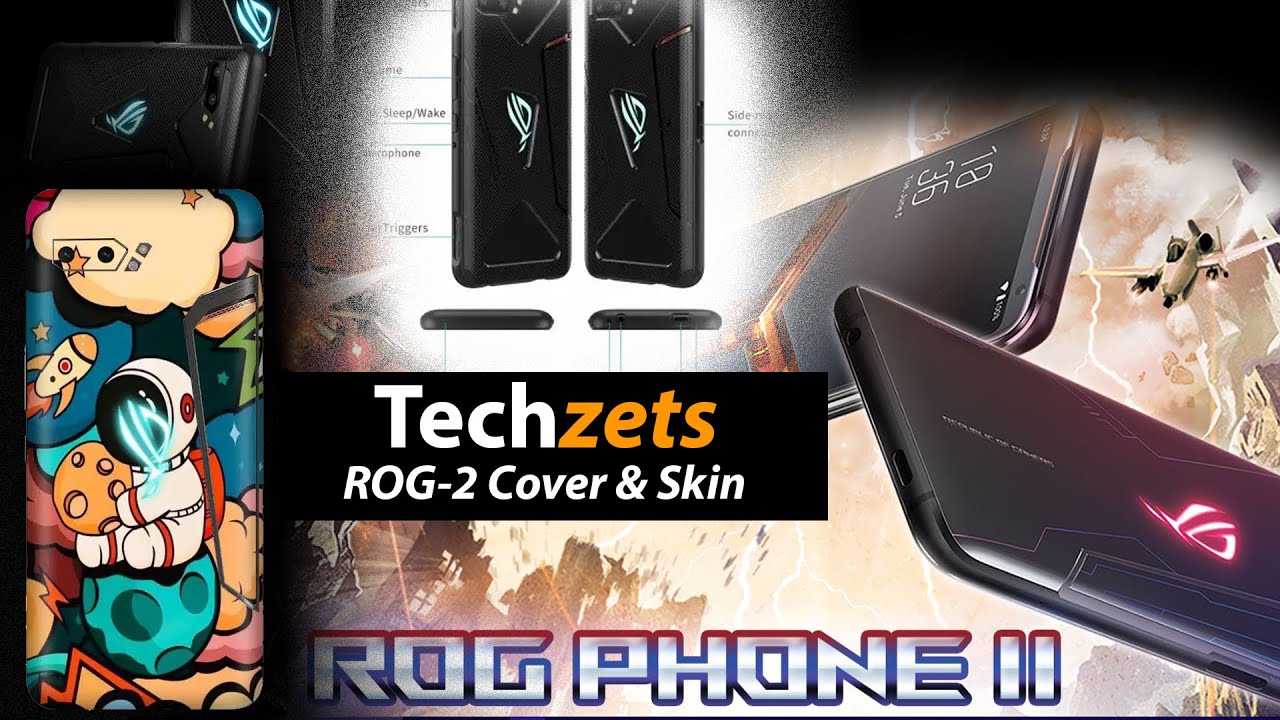 ASUS ROG Phone 2 Back Cover & Skin #unboxing #techzets - YouTube