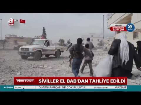 El-Bab'da tahliyeler başladı | Güncel Günlük Haberler