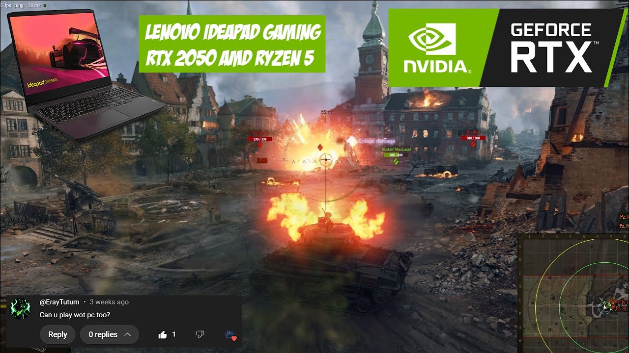 World of Tanks - RTX 2050 | Ultra Settings Tested | 1080p Performance ...