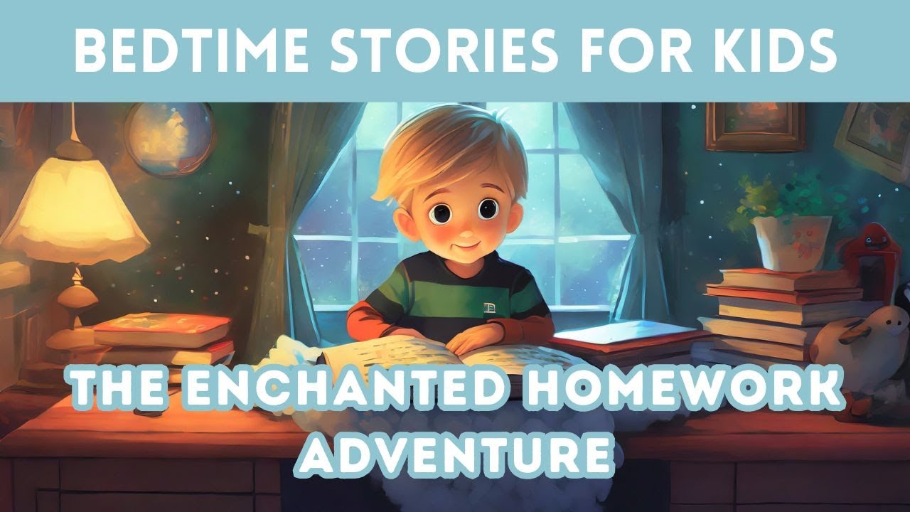Bedtime Story for Kids in English | The Enchanted Homework Adventure ...