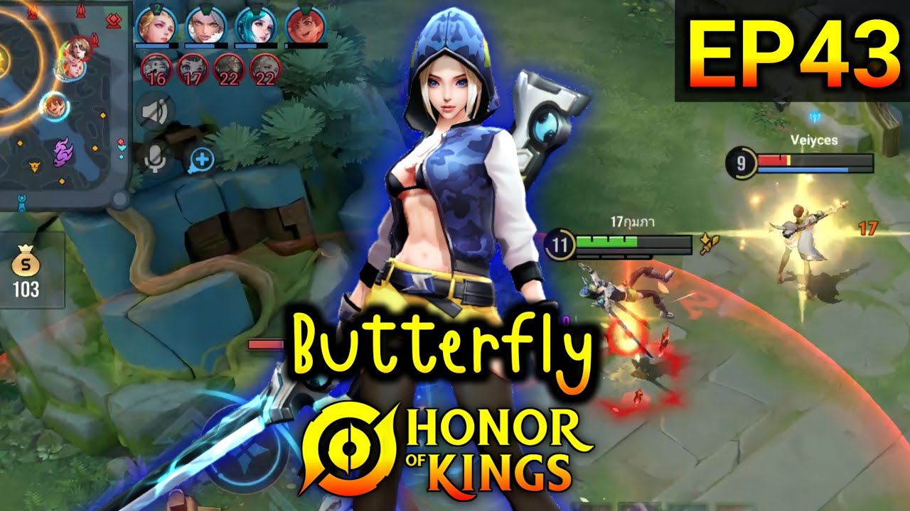 Butterfly HOK Honor of Kings : EP43 - YouTube