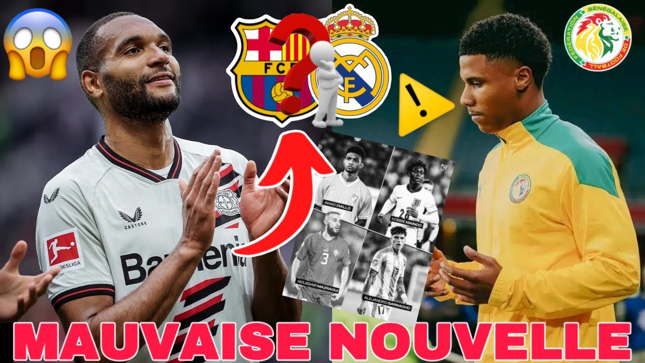 😱REAL Préparer Grand Coup Sur la Signature de Jonathan Tah Man United ...