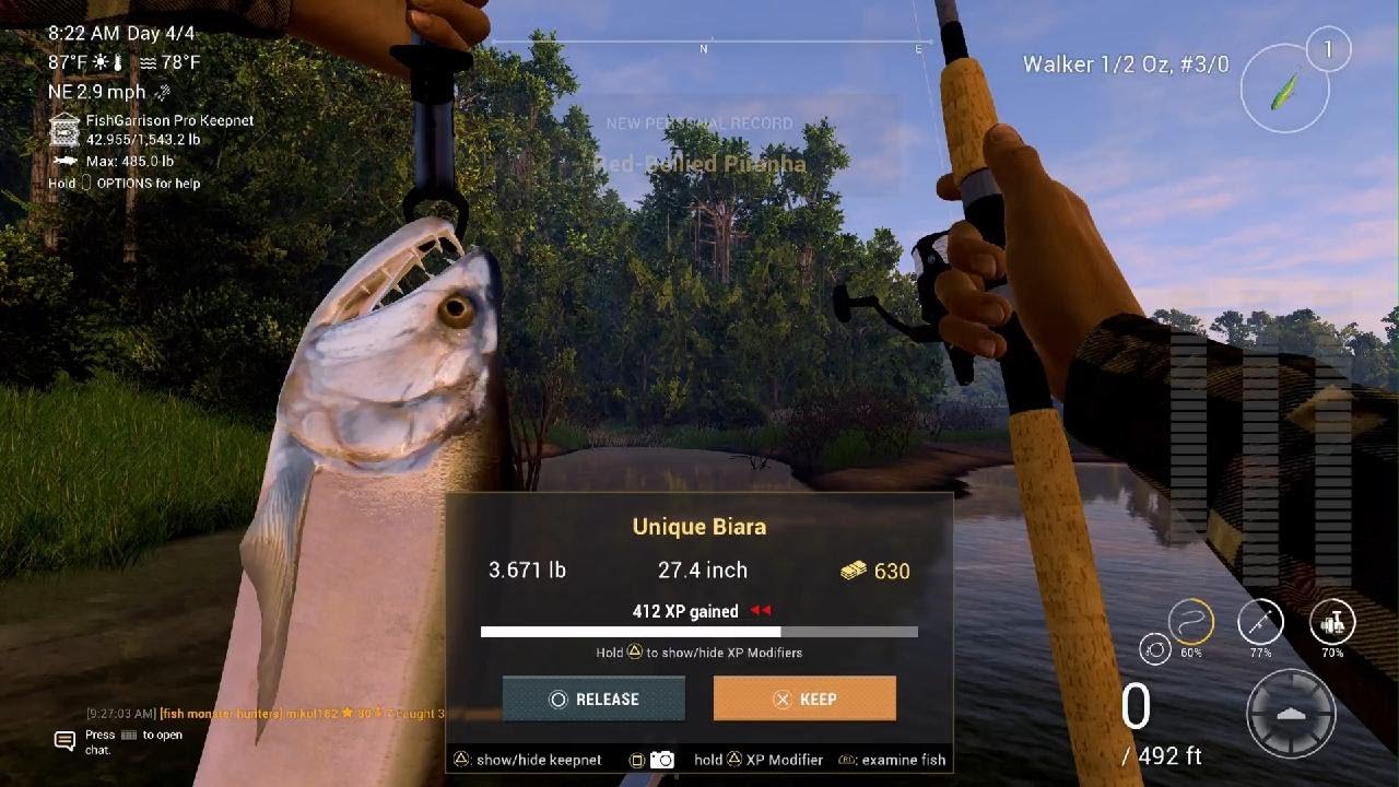 Fishing Planet - Unique Biara - Marron River - YouTube