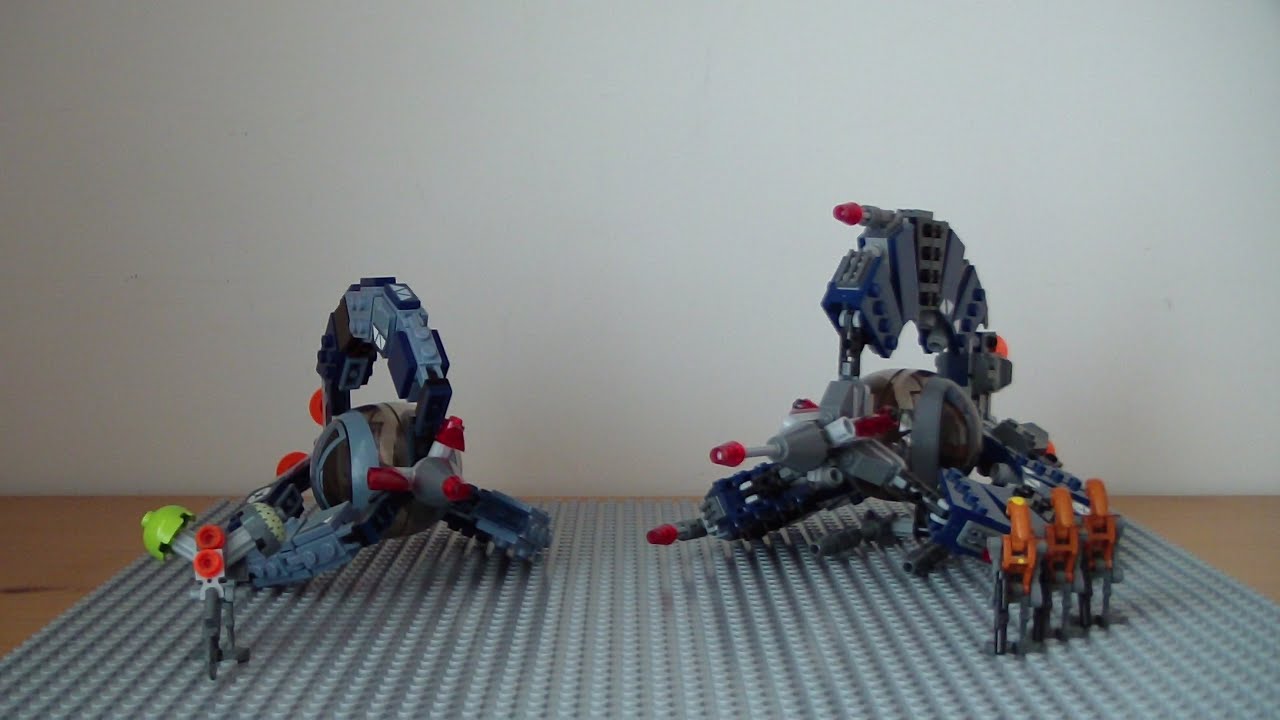 LEGO Star Wars: Droid Tri-Fighter Comparison (7252 & 8086) - YouTube