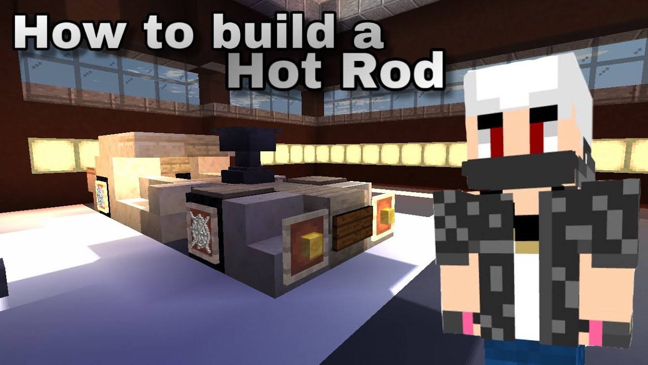 Minecraft How Build A Hot Rod - YouTube