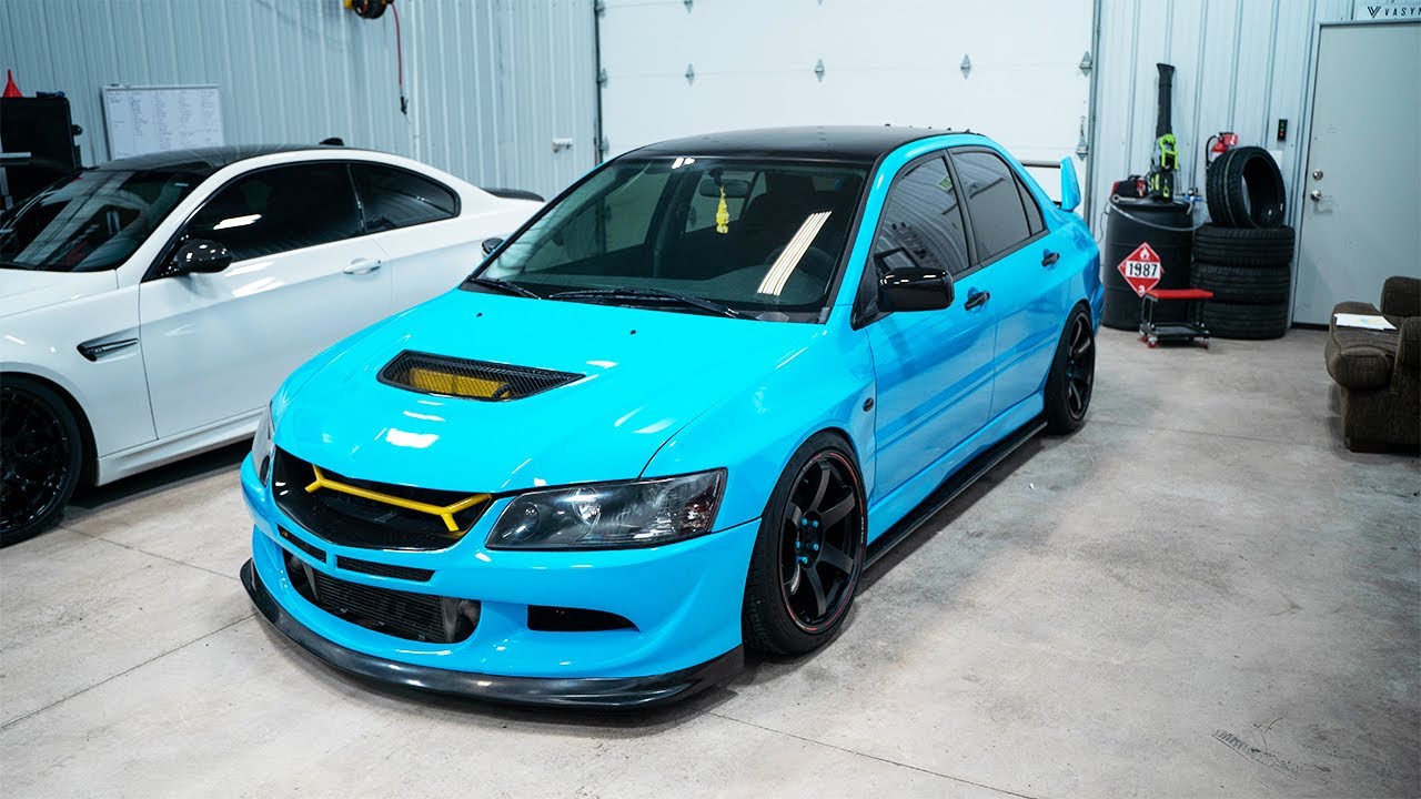 Giving the Hyper Blue Evo some LOVE! - YouTube
