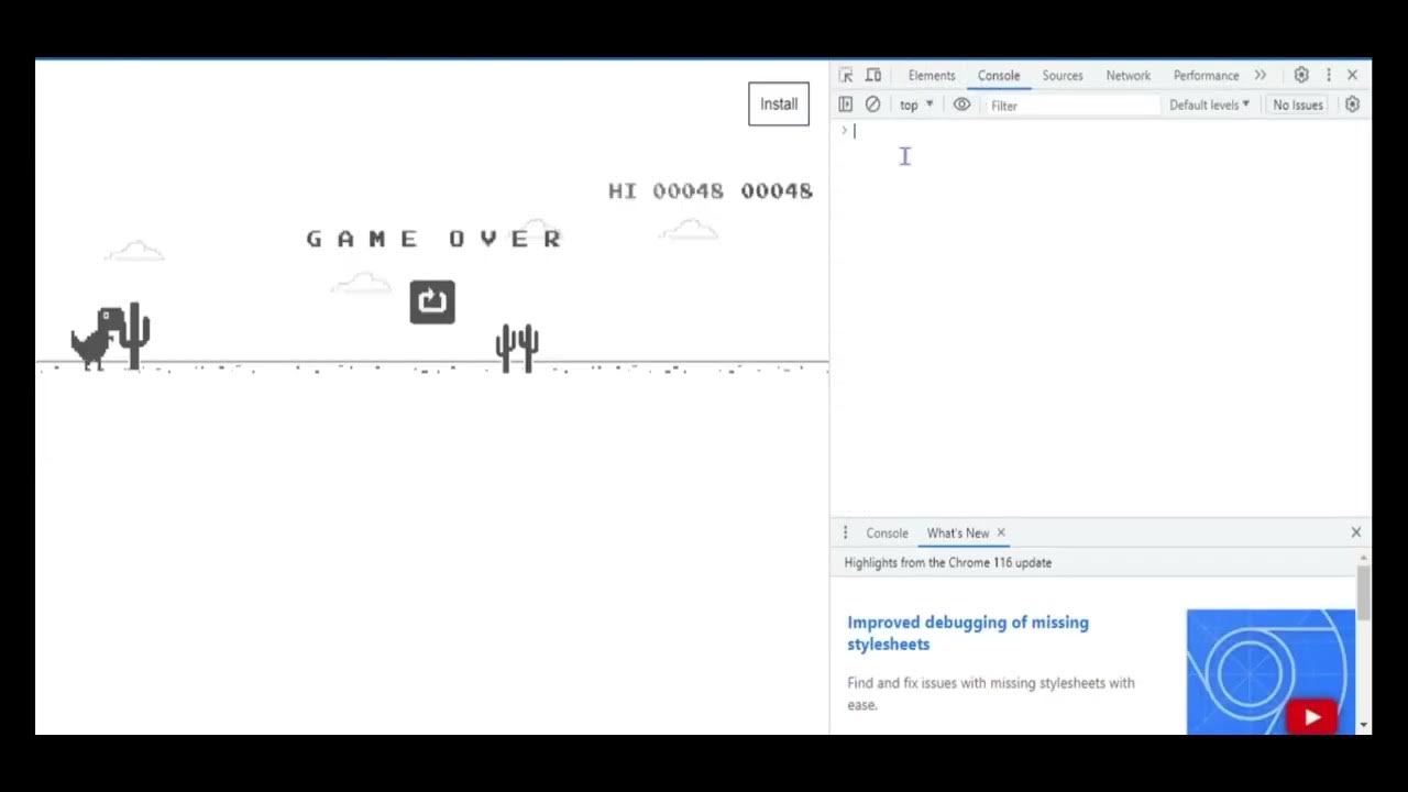 Unbeatable Chrome Dino Game Hack Revealed by Cousin Ahmed Shahid! 🦖 ...