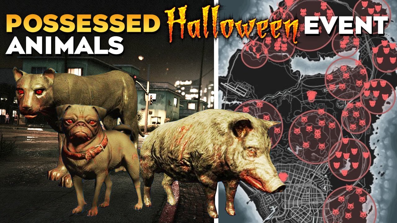 GTA Online NEW Possessed Animals Locations With Map FULL GUIDE (New ...