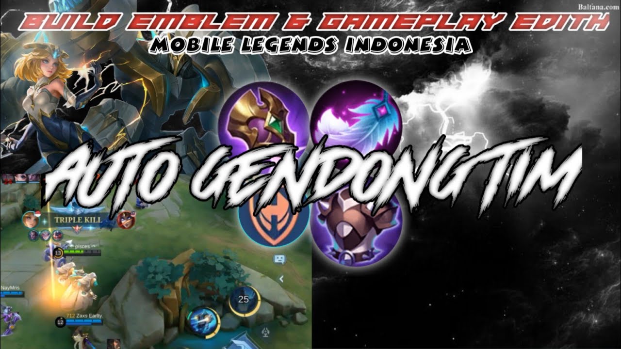 BUILD EMBLEM & GAMEPLAY EDITH | HERO NON META ~ MOBILE LEGENDS ...