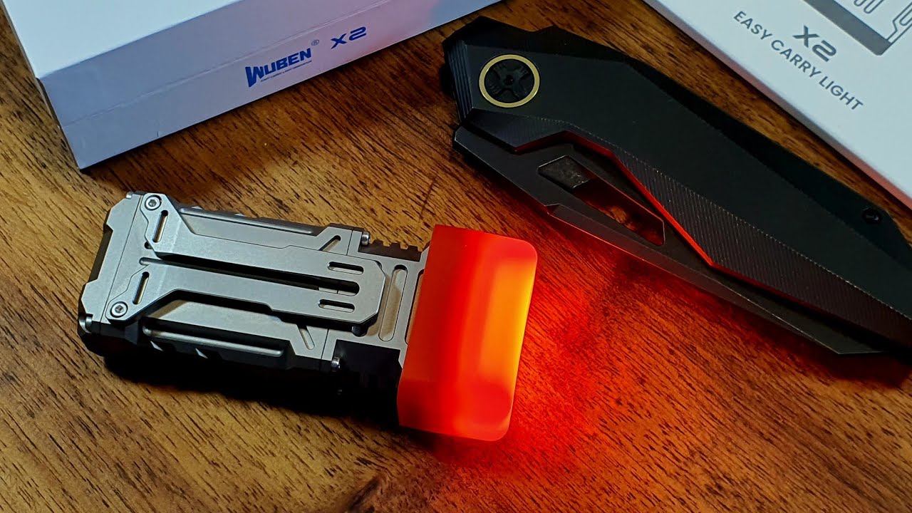 Wuben X2 Titanium EDC Taschenlampe 🔦 👍 - YouTube