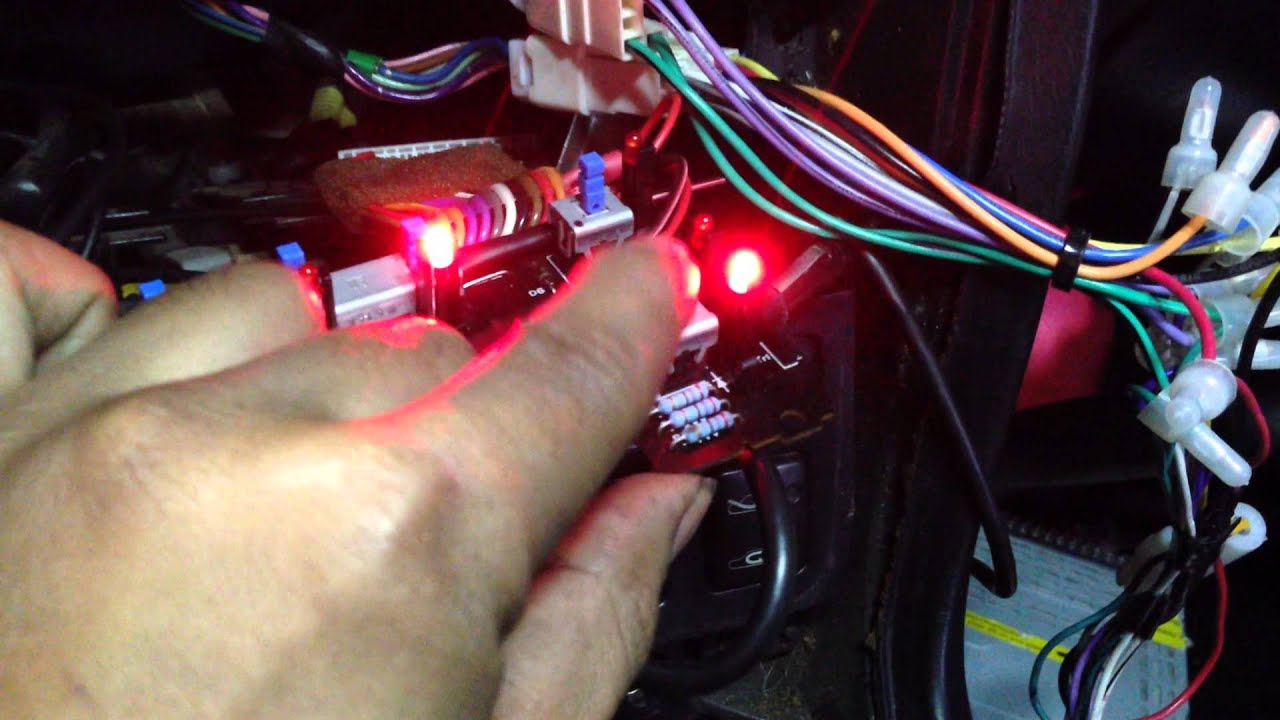 MR2 SW20 Custom LED climate control - YouTube