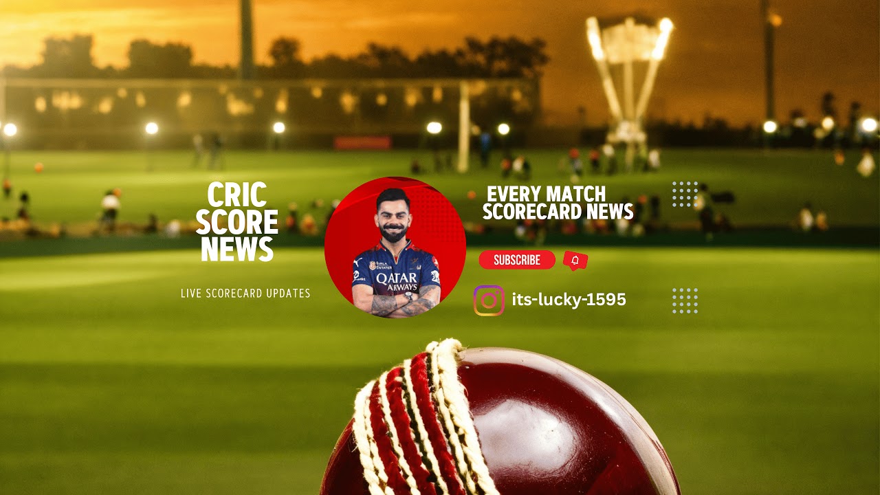 CRIC SCORE NEWS Live Stream - YouTube